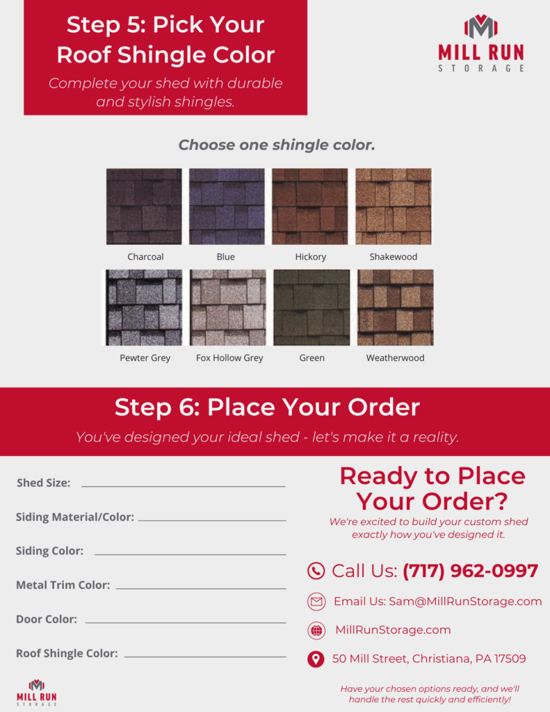 Outdoor Storage Buildings for Sale in PA | Mill Run Storage